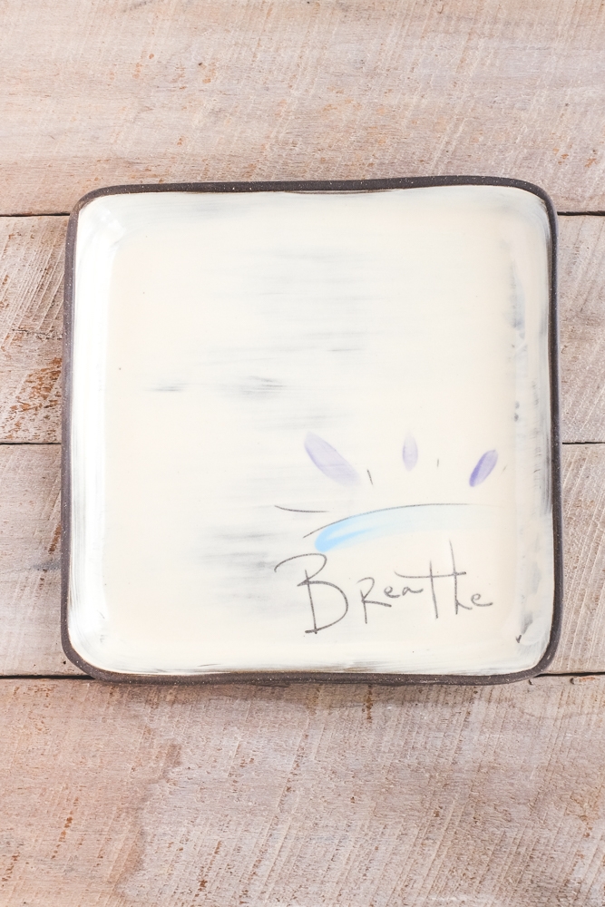 Handmade Ceramic Plates Square